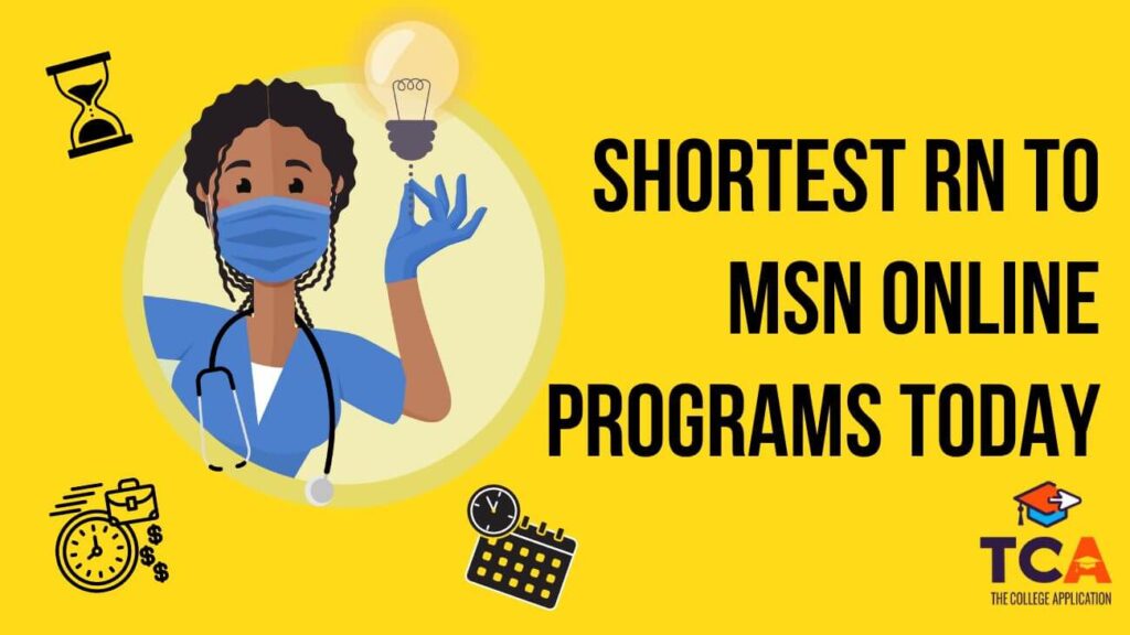 Top 10 Shortest RN to MSN Online Programs (2024)